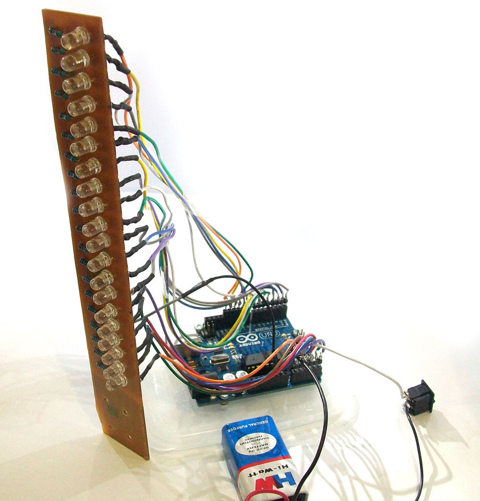 Persistence of Vision (POV) Using Arduino ~ Arduino Tutorial