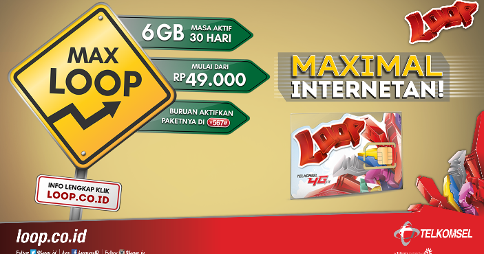 MAX LOOP, Internetan Dengan Kuota MAXimal Dengan Harga Minimal. | ༺R-TECH༻