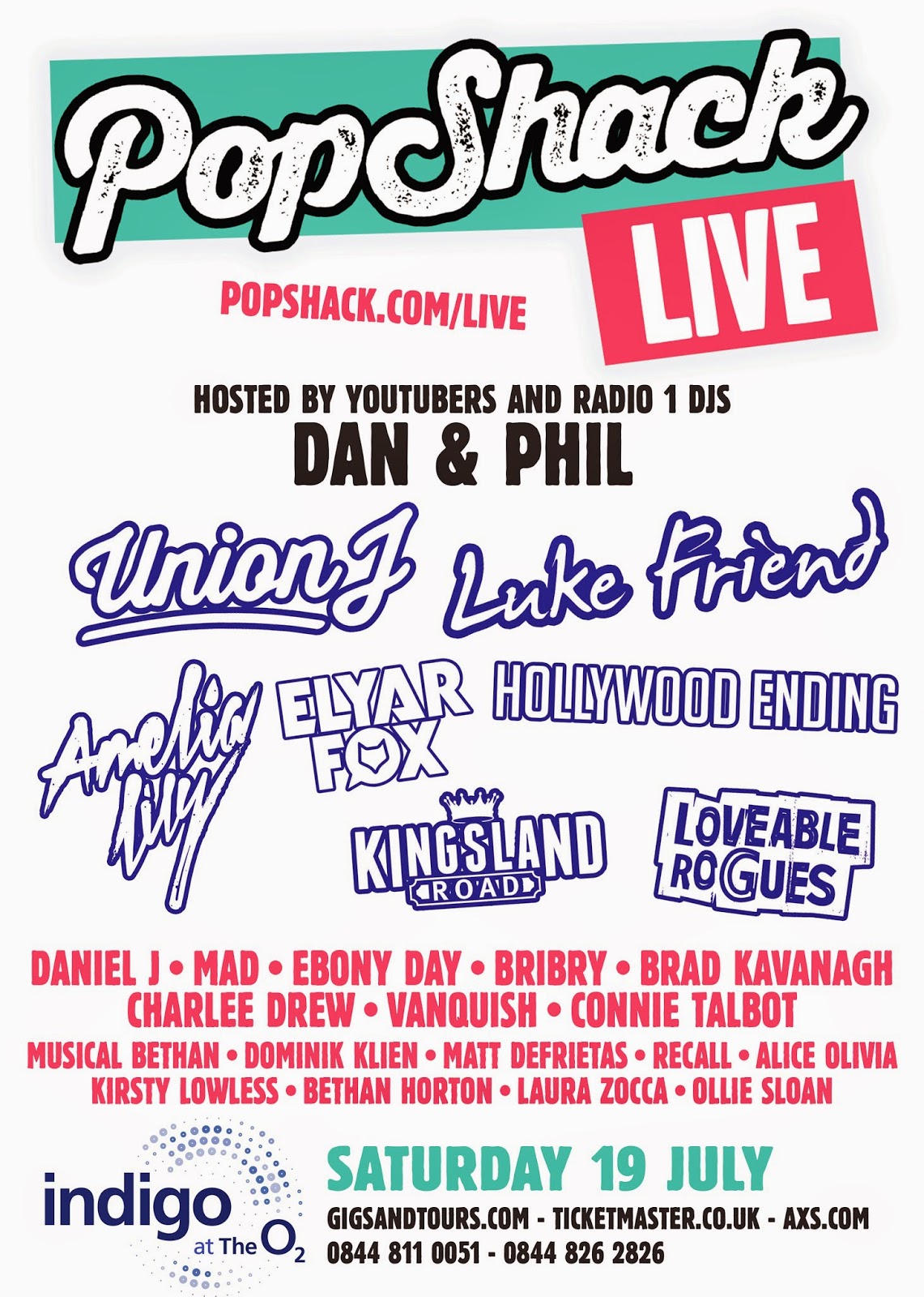 WIN TICKETS TO POPSHACK LIVE WITH OUR #POPSHACKFANSELFIE COMPETITION ...