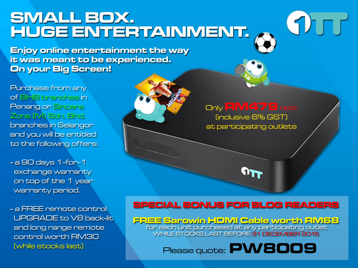 薇の心房園地 : 体验科技好品：网络电视盒 10TT SOCIAL TV Box @ Ban Hin Bee（BHB）Group