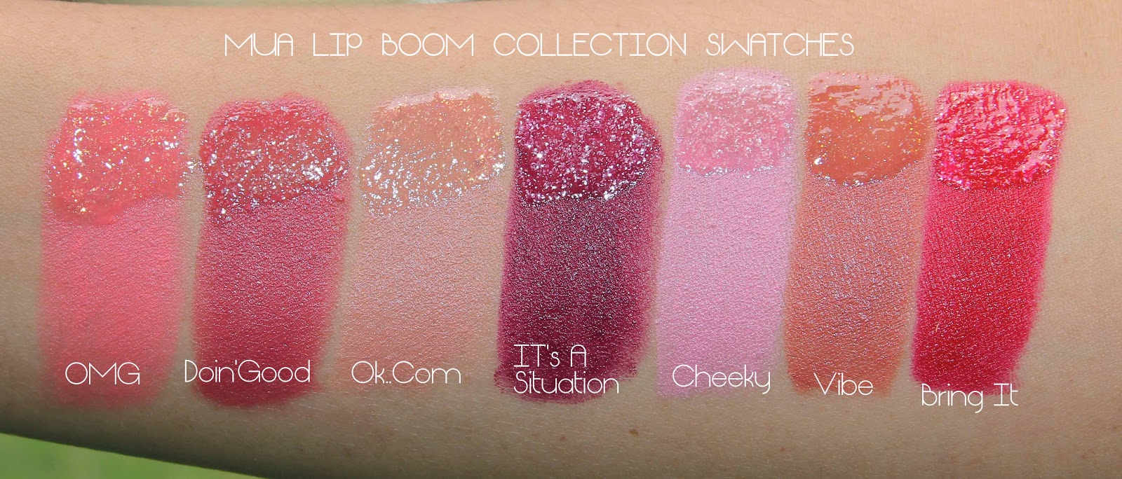 On my mind .... I: Swatches: MUA Lip Boom