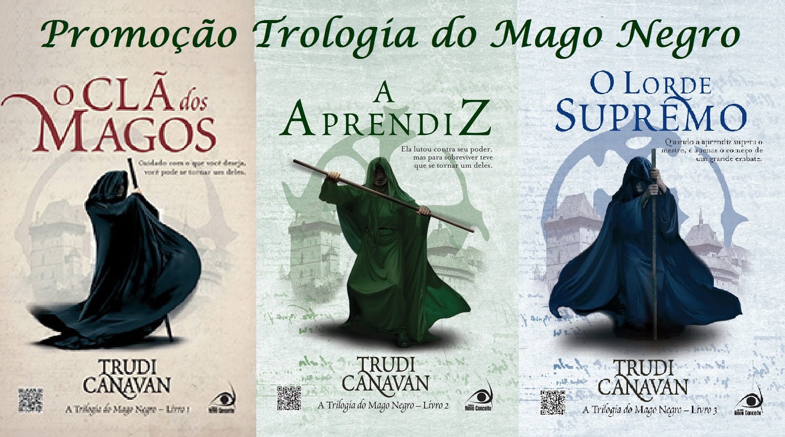 Promoção #22: Trilogia do Mago Negro | Ler para Divertir