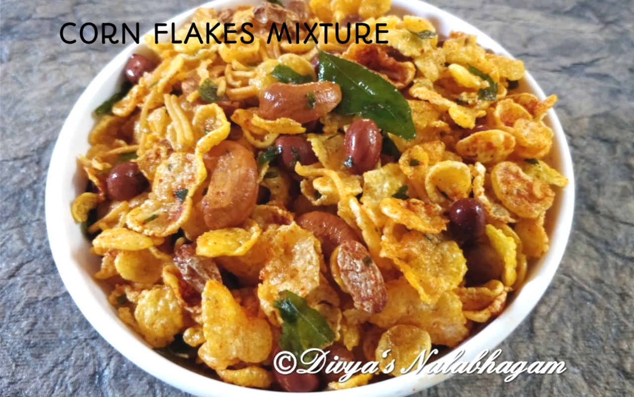 Corn Flakes Mixture - Divya's Nalabhagam