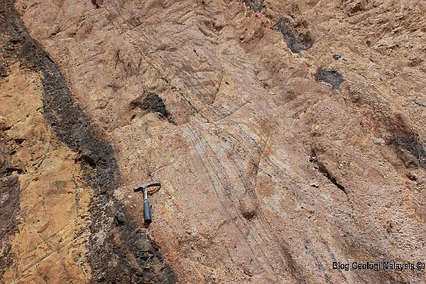 Blog Geologi Malaysia: Singkapan Batu Pasir Mangking, Pulau Tawar