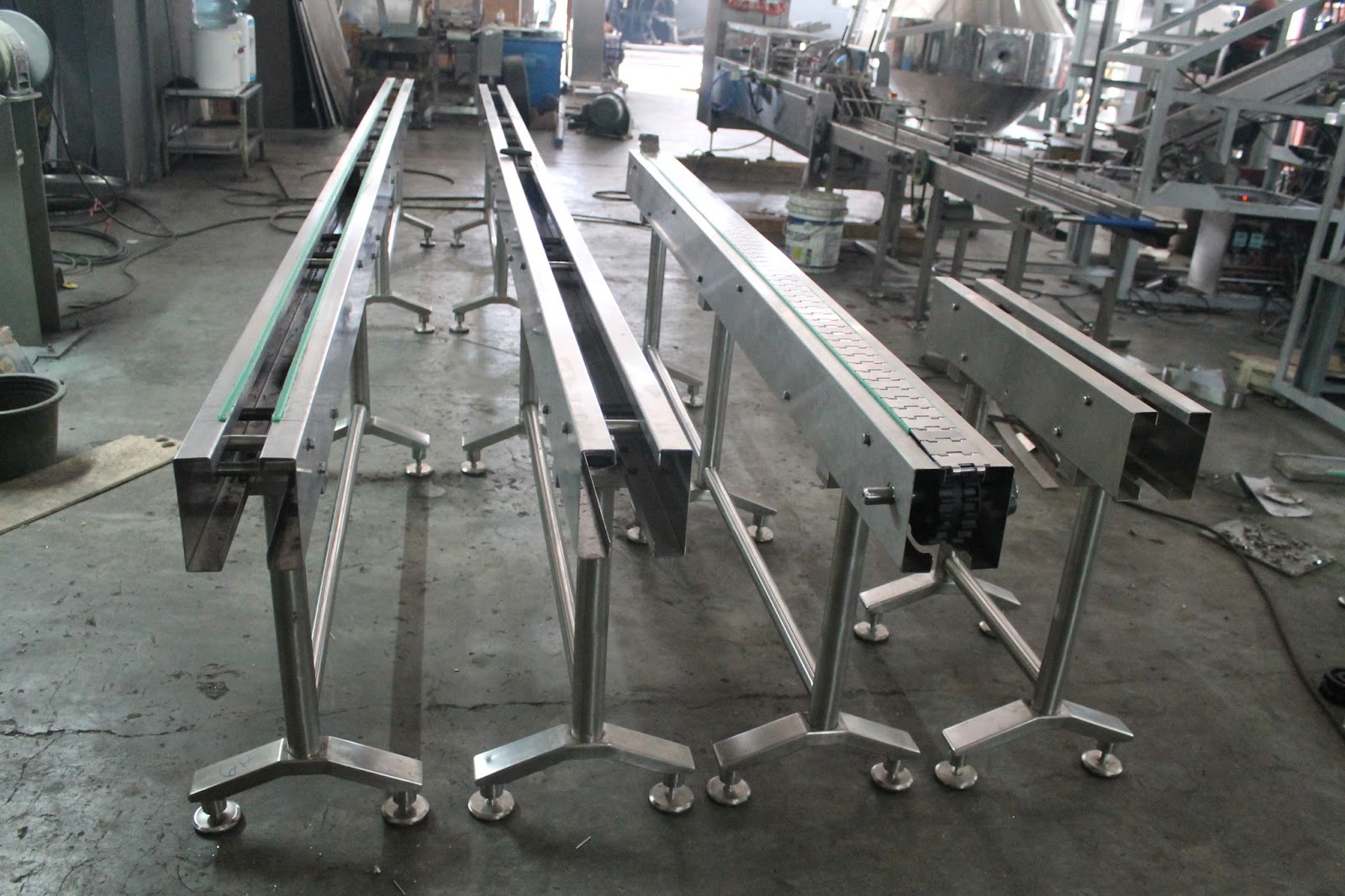 MESIN FARMASI: CONVEYOR TABLE TOP CHAIN