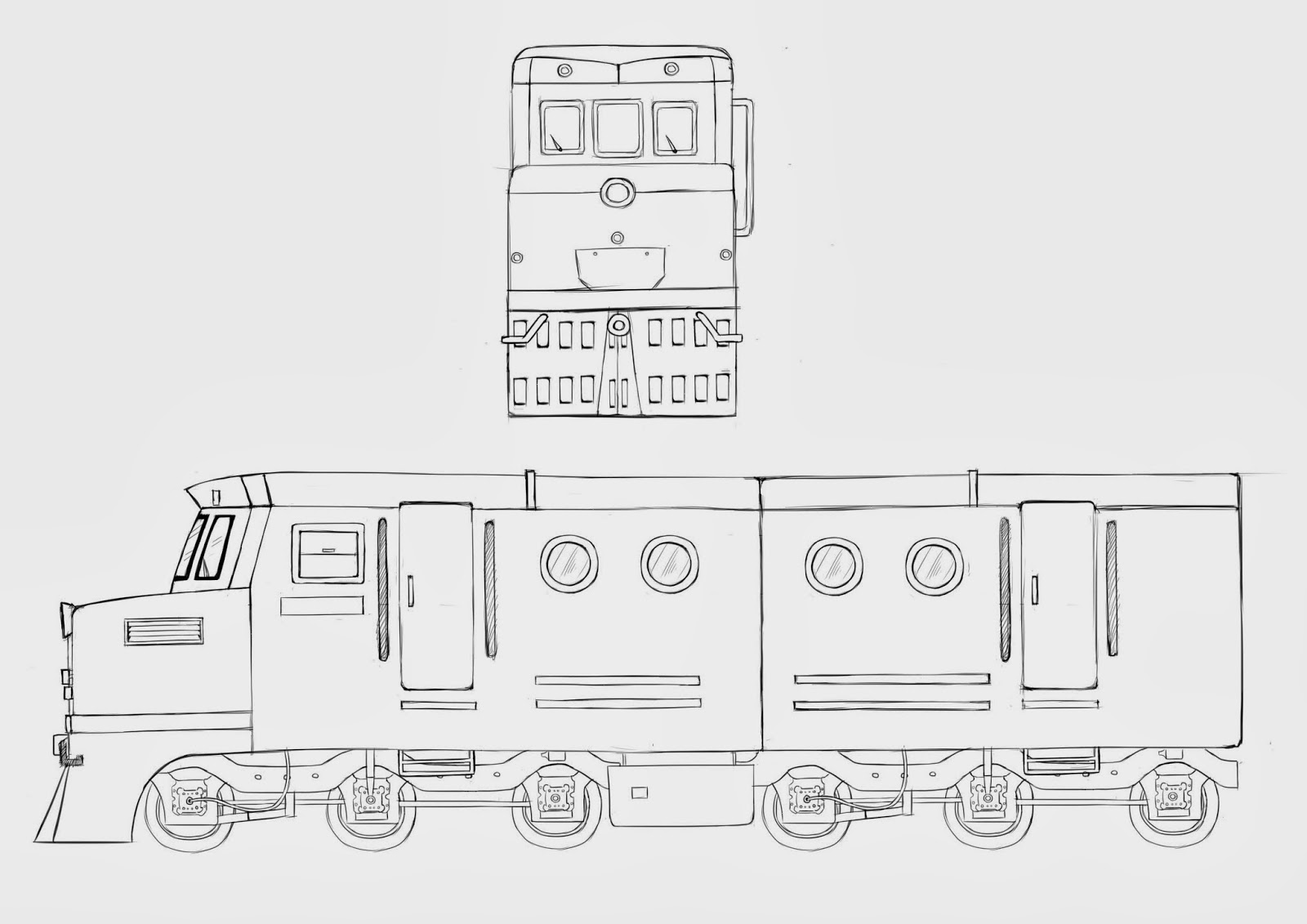 Simfoni: train station and train concept art