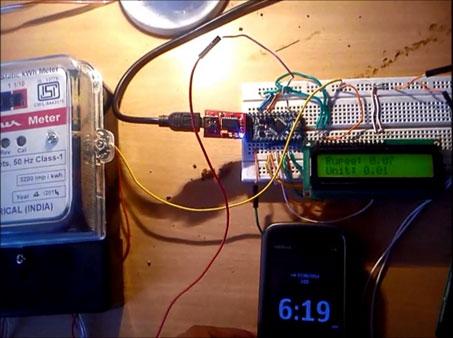 Check Electricity Meter Reading Wirelesly Using Arduino and GSM Module ...