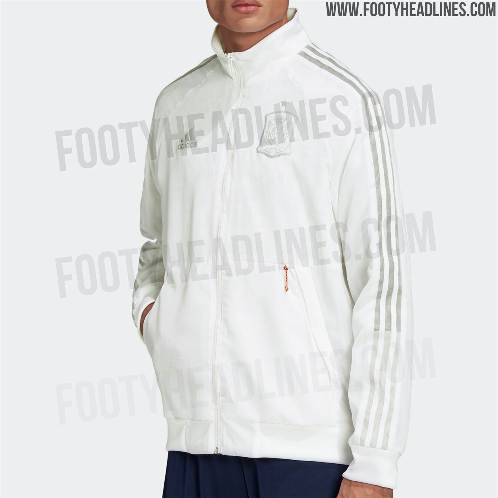 Reflective 'Whiteout' Adidas Spain Euro 2020 Jacket Leaked - Footy ...