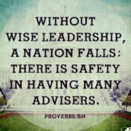 WORD4TODAY - Daily Bible Verse: God's Leadership and counsel