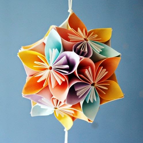 DIY Origami Kusudama Flowers - The Idea King