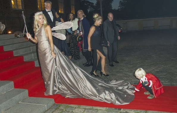 Princess Marie and Prince Joachim attend a birthday party