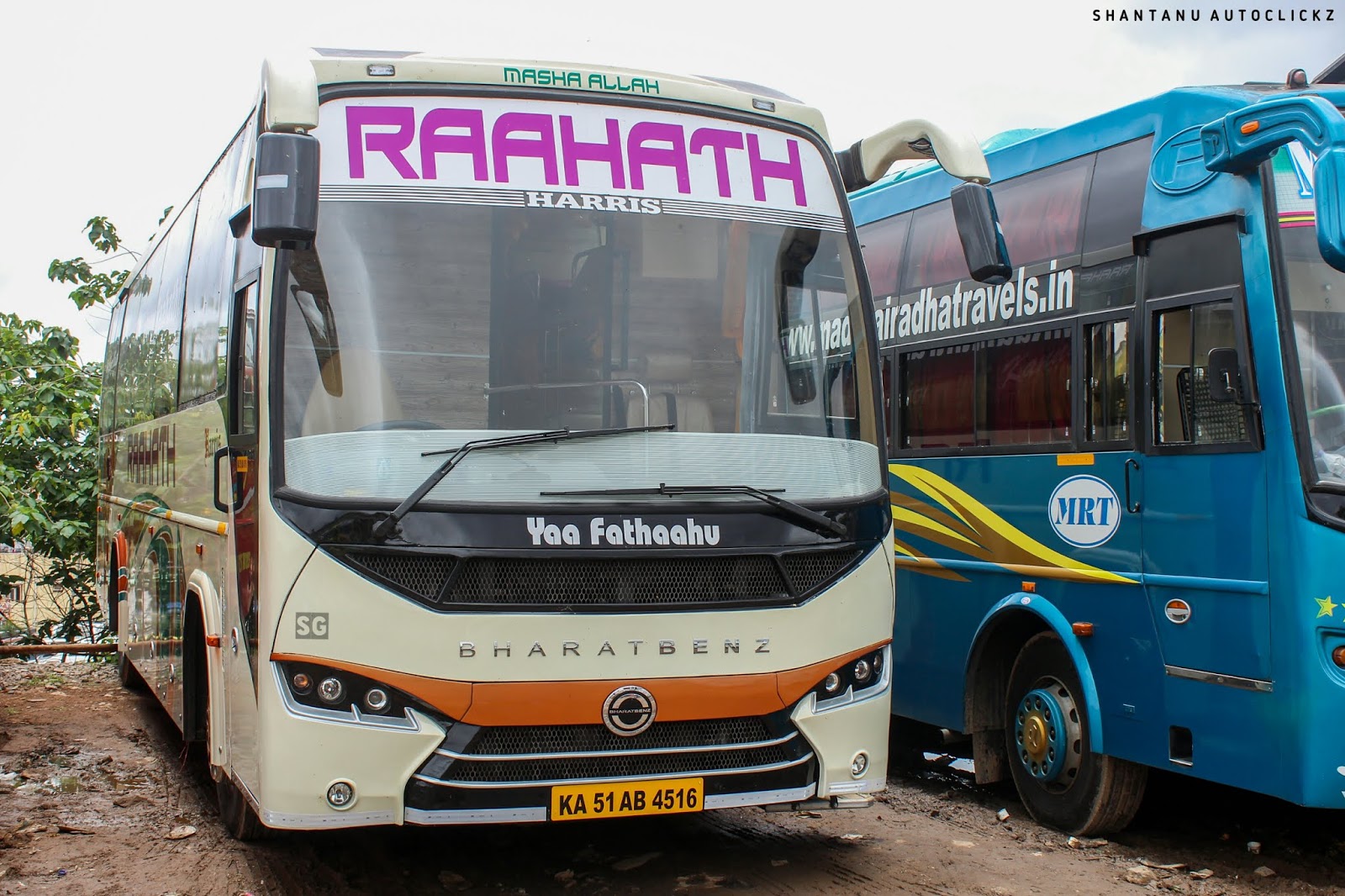 Shantanu Autoclickz: Brand new Raahath Travels Bharatbenz 1623 SMK ...