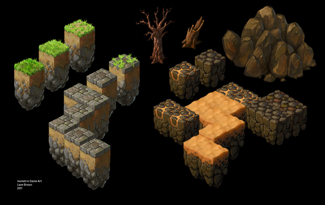 Lane Brown Art: Isometric Game Art