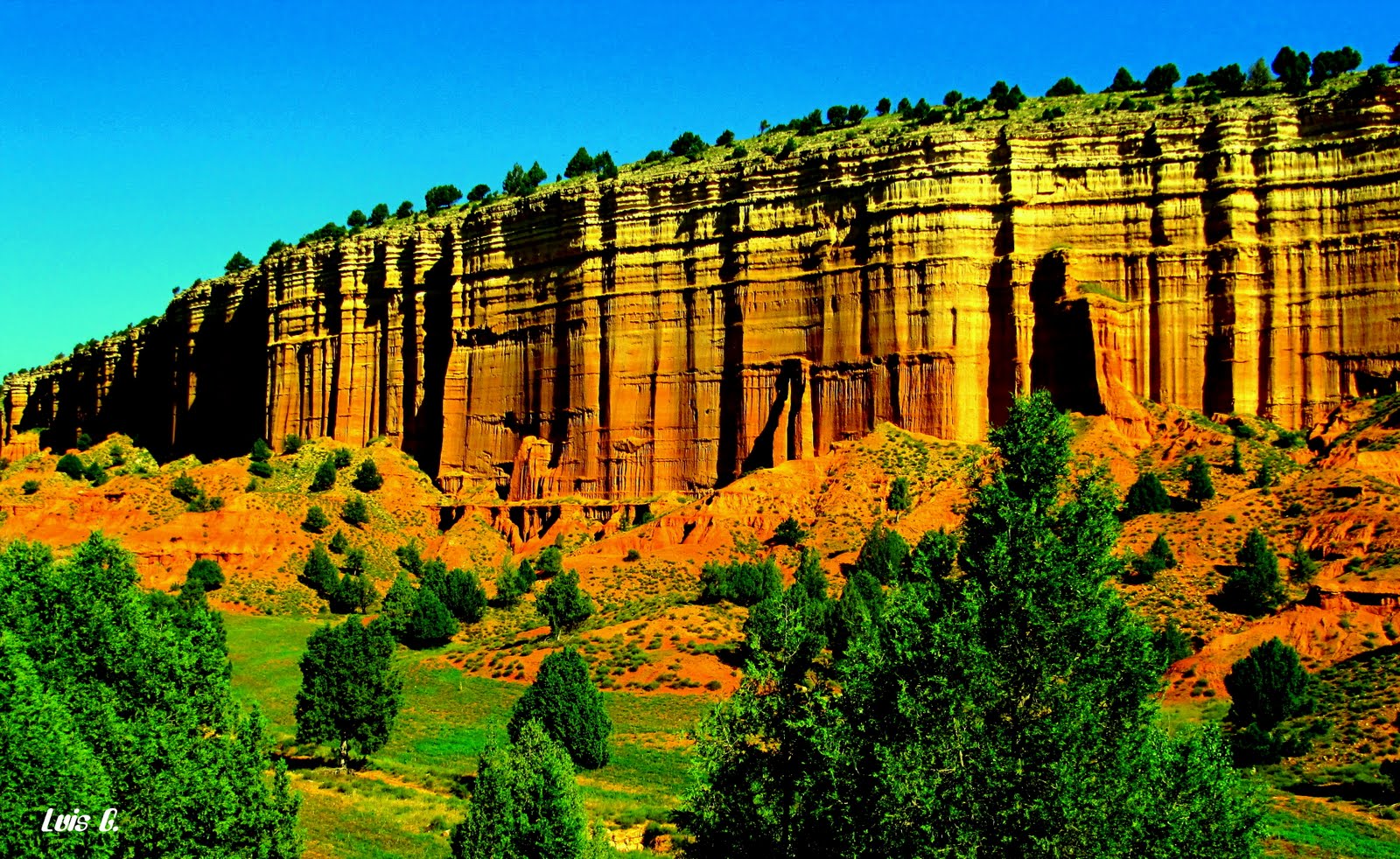 UN SOÑADOR POR LAS CUMBRES: La rambla de Barrachina: El far-west