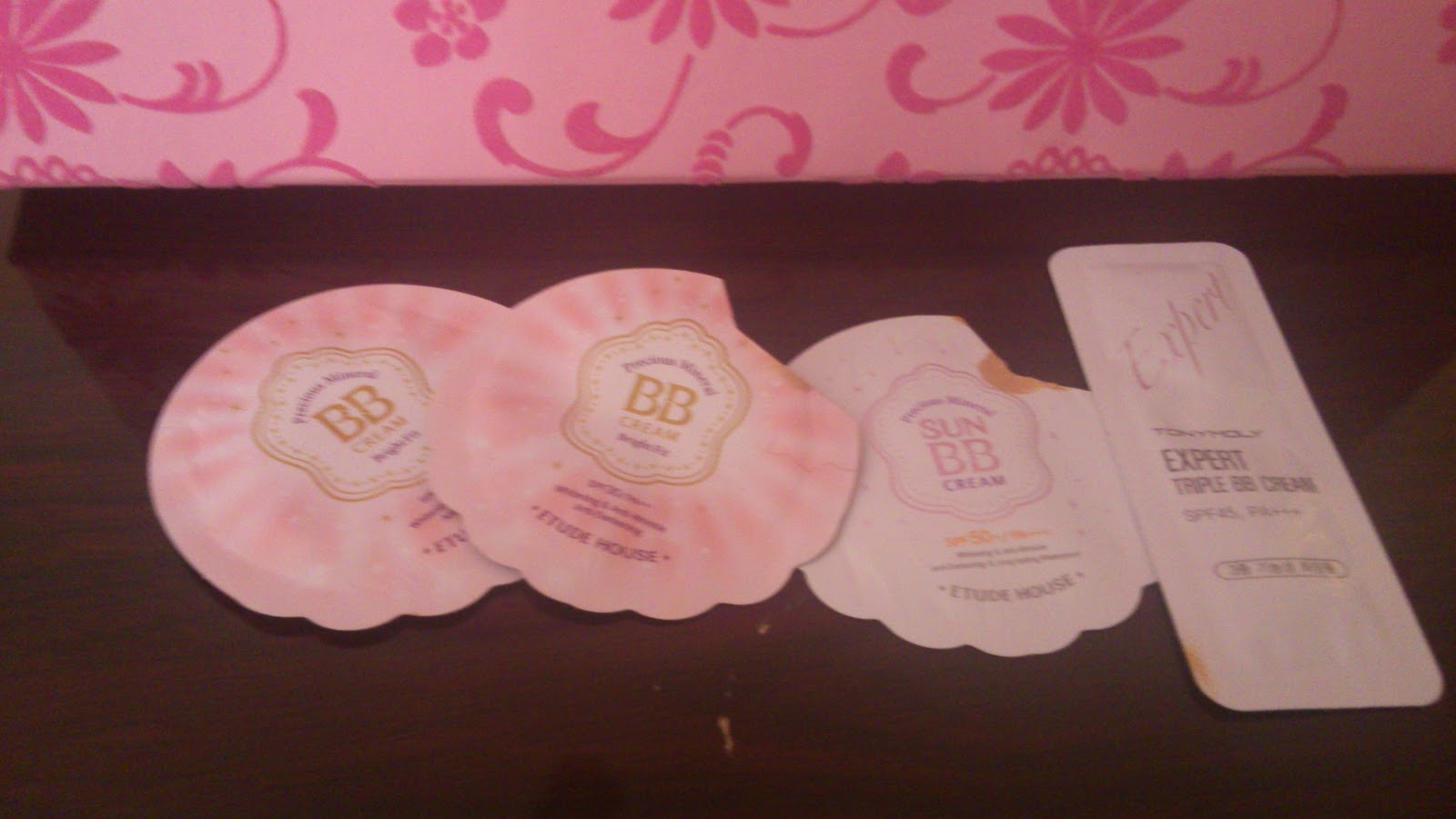 anything in my drawer, shopping bag, kitchen: BB cream samples short ...