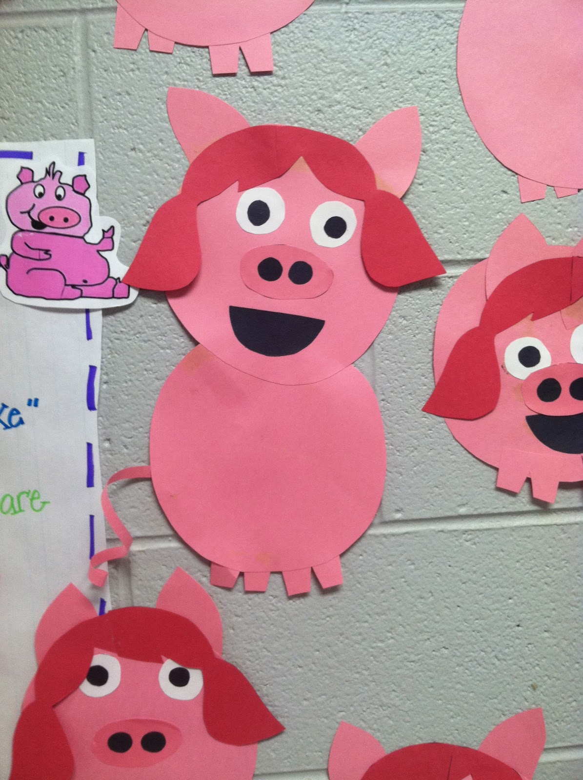 Life in First Grade: Pigs in Wigs and Johnny Appleseed Centers in Action!