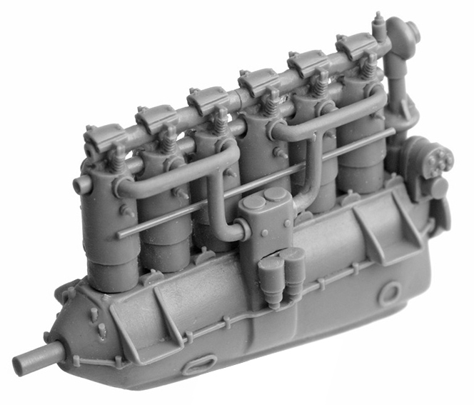 Small Stuff Models: 72110 1/72 Mercedes D.III (160 hp) Engine