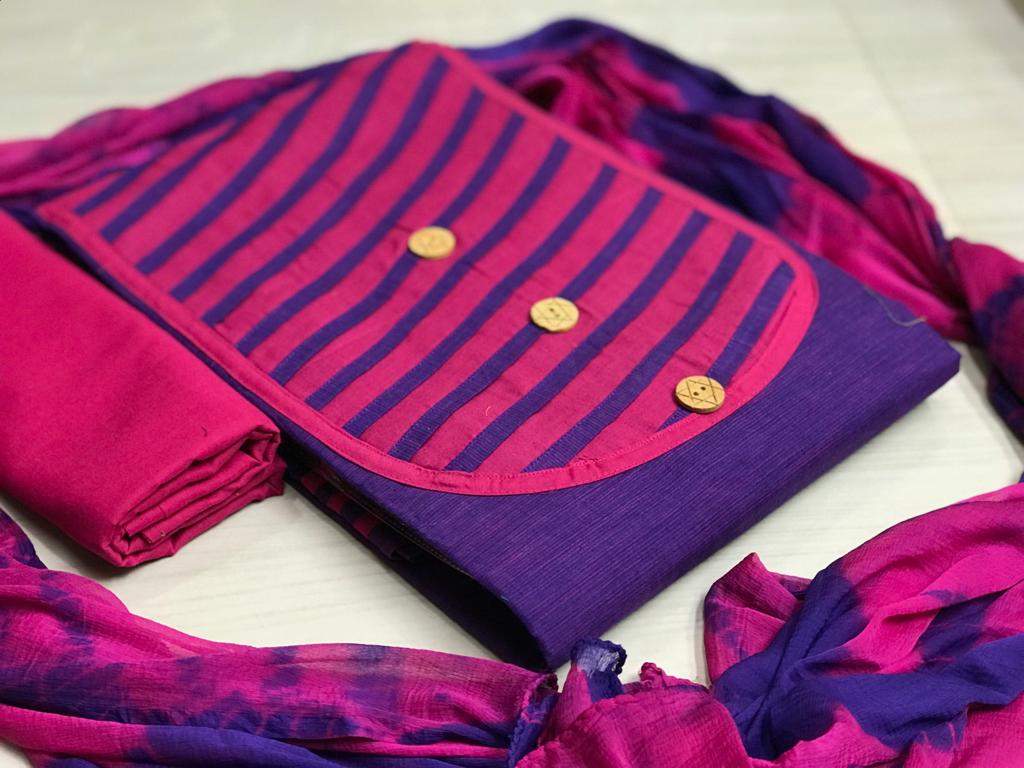 Handloom dress materials