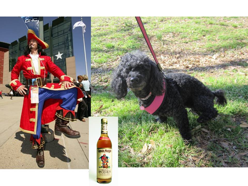 Love always, Bear: Captain Morgan