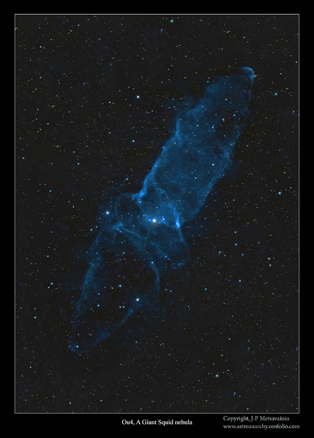 Astro Anarchy: The Giant Cosmic Squid Nebula, Ou4, new compositions