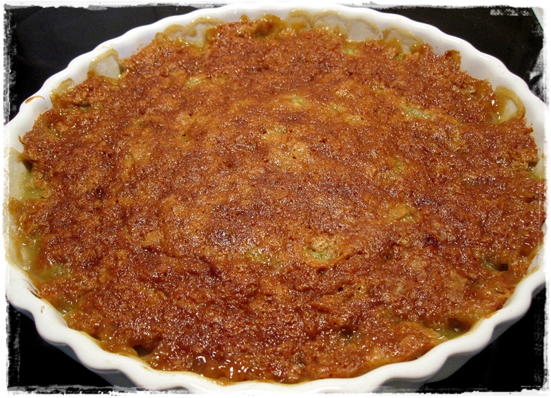 Mammas delikata mat: Knäckig Rabarberpaj