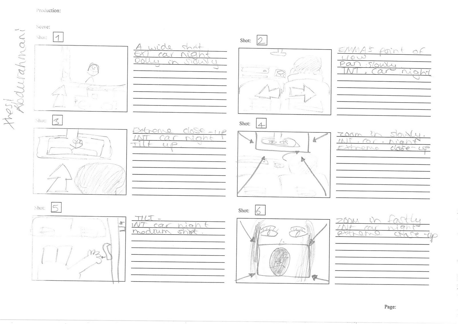 Xhesi's Blog: storyboard