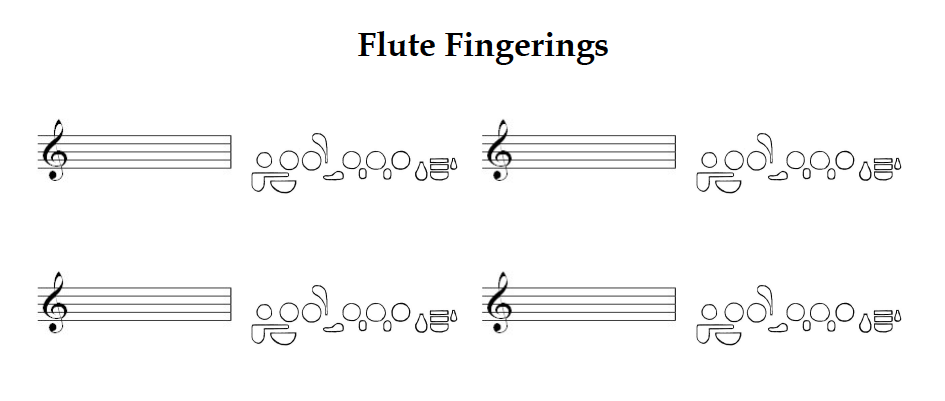 More Binder Stuff - Flute (freebies)