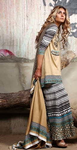 Orient Linen Collection 2013-14 | Latest - Linen 2013 Winter Dresses ...