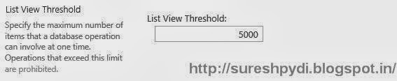 SharePoint - Back to Basics – Resource throttling Settings - Things to share