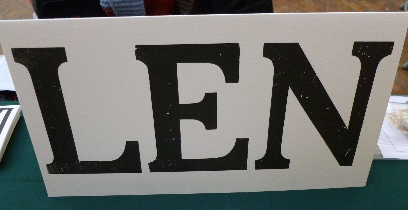 LEN: The Letterpress Etiquette Network