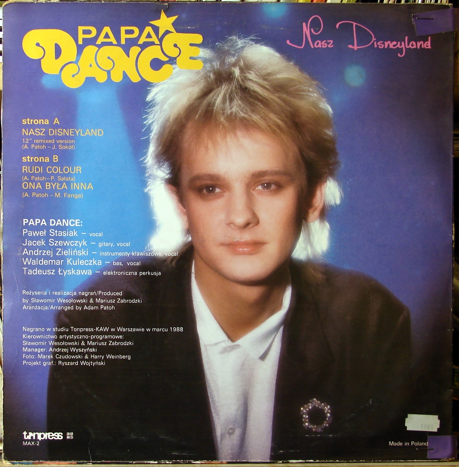 vinylrockpl: papa dance - nasz disneyland maxisingiel