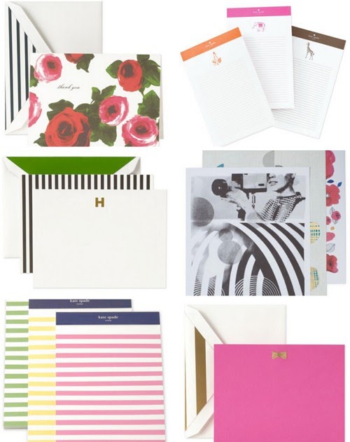One Fine Day: Fabulous Finds: Kate Spade Stationery