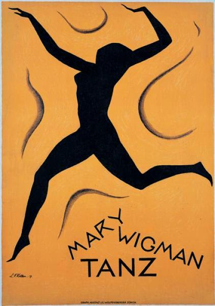 The Linosaurus: Dore Hoyer, 1949 woodcut, Holzschnitt by