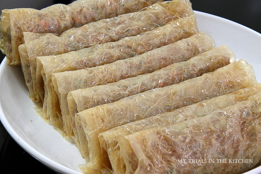 My Trials in the Kitchen: Beancurd Skin Roll (Fu Pei Guen)