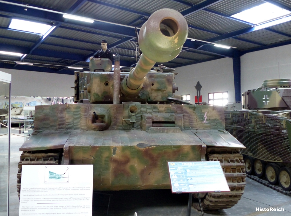 HISTOREICH: Impressionnant TIGER Ausf E 221 au musee des blindes Saumur