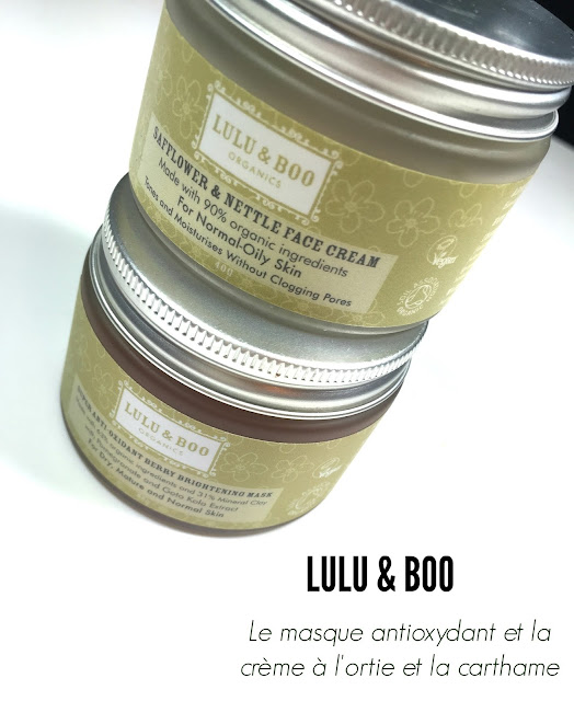 La crème à la carthame et le masque antioxydant de Lulu & Boo / VENUS MAG