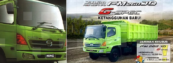 TRUCK FM DUMP 260 JD 6X4 | Dealer Hino Jakarta