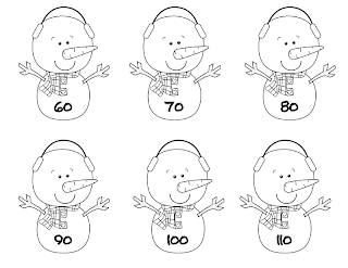 Lovely Literacy & More: Snowman Number Packet