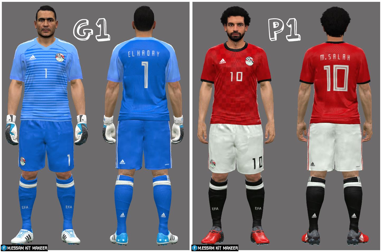 pes-modif: PES 2017 Egypt 2018 World Cup Kits by M.essam Kit Maker