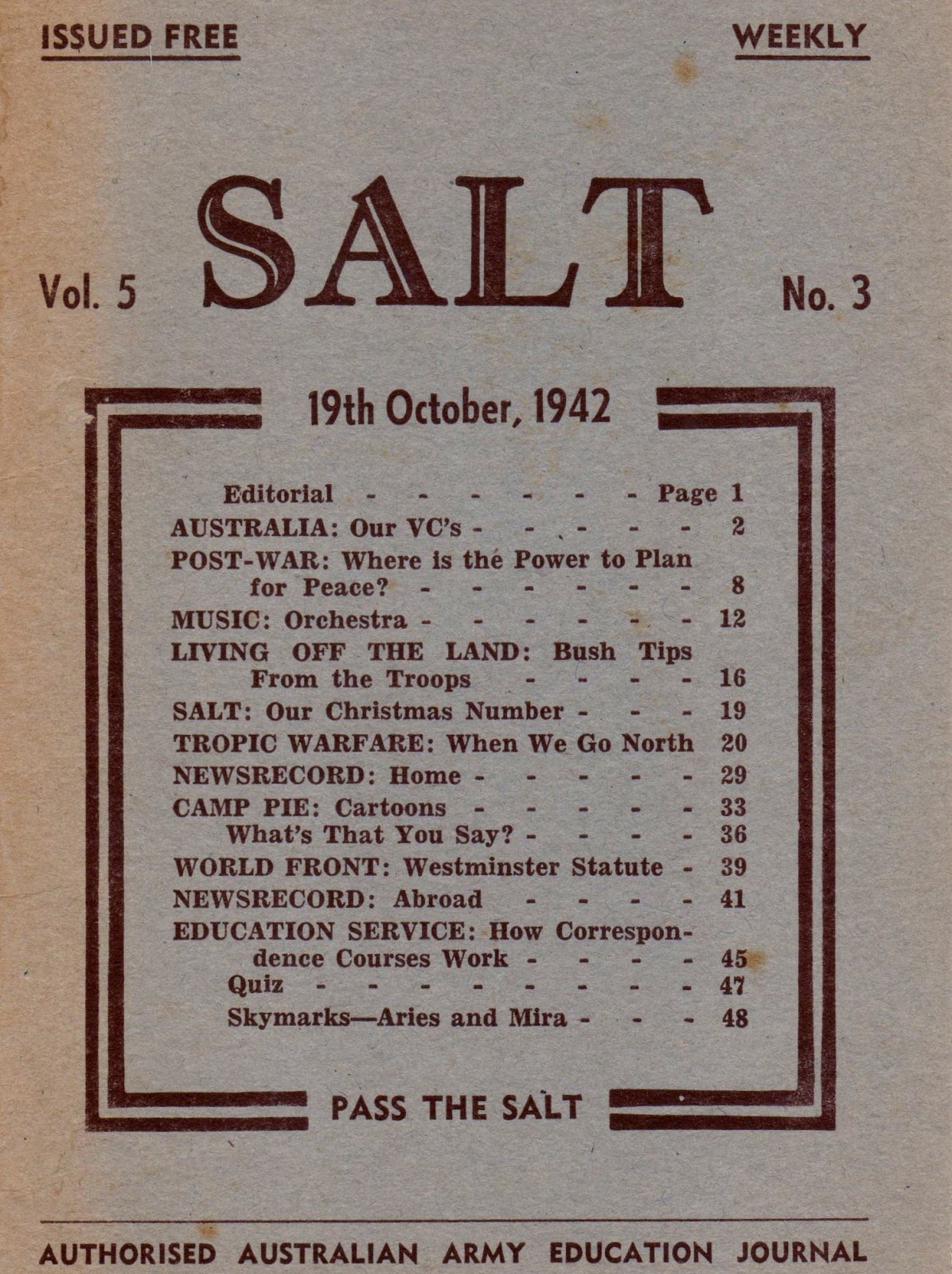 Little Darwin: TERRITORY SOLDIERS ﻿ARMED WITH IRREVERENCE & HUMOUR ...