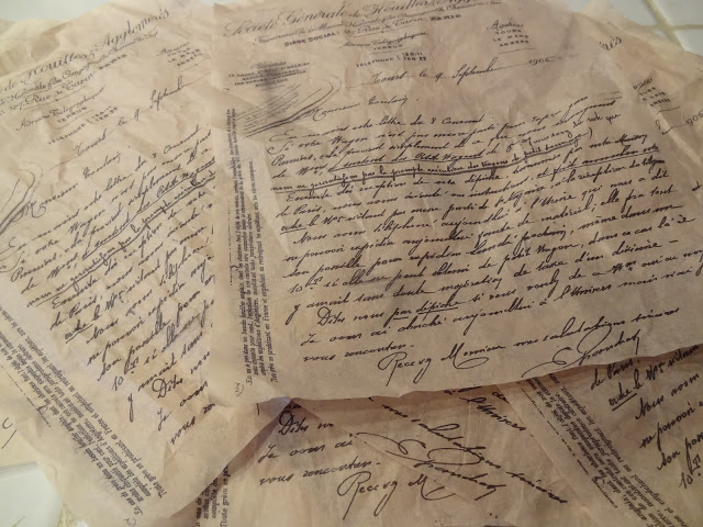 Kell Belle Studio: Vintage Script Tissue Paper