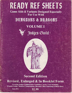 Quag Keep: Judges Guild - Ready Ref Sheets: Vol1 Second Edition