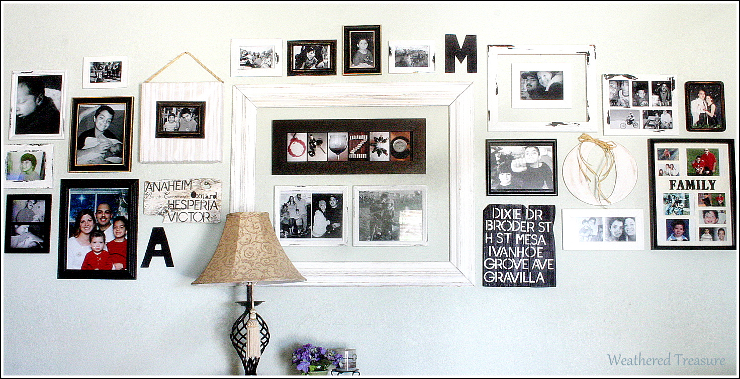 The Satchel: DIY: Photo Frame Wall