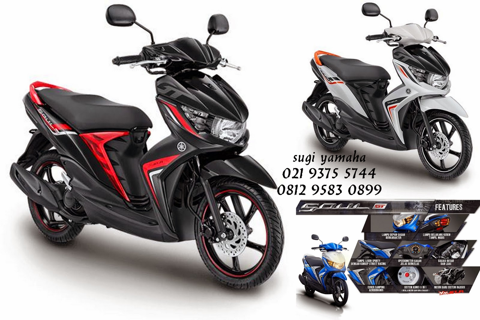 Yamaha Mio Soul GT FI - Dealer Resmi Yamaha JAKARTA