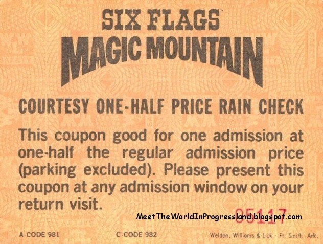 Meet The World: Freefall at Magic Mountain - 1982