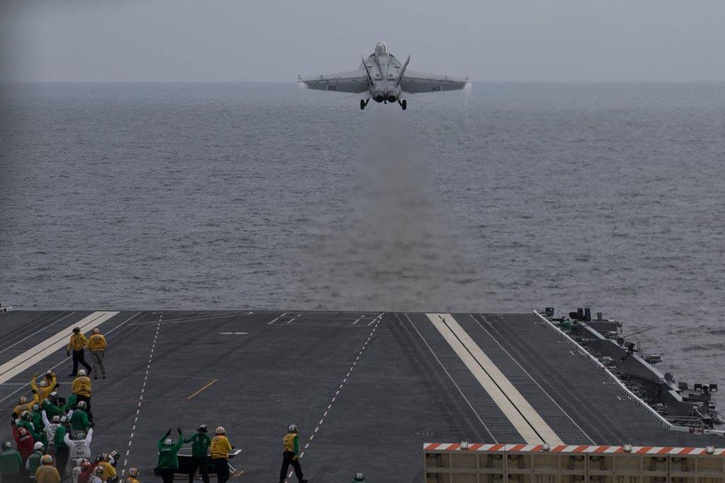USS GERALD R. FORD COMPLETES FIRST LANDING AND LAUNCH - Blog Before ...