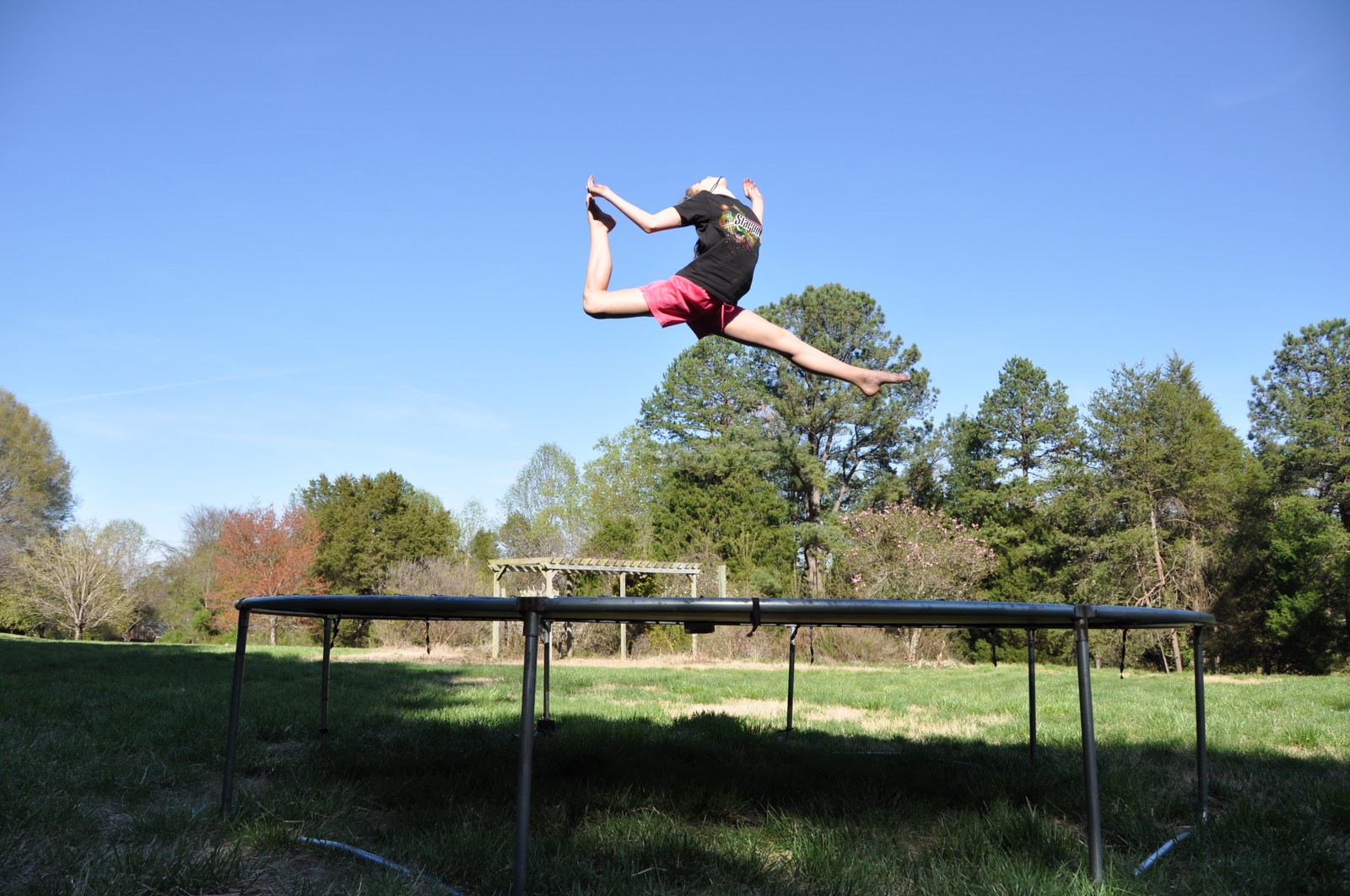 Picture memories: Trampoline fun