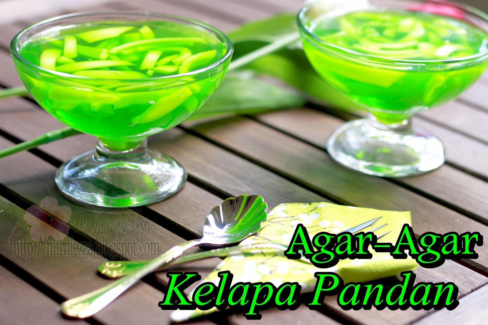 Our Journey Begins: Agar-agar kelapa pandan