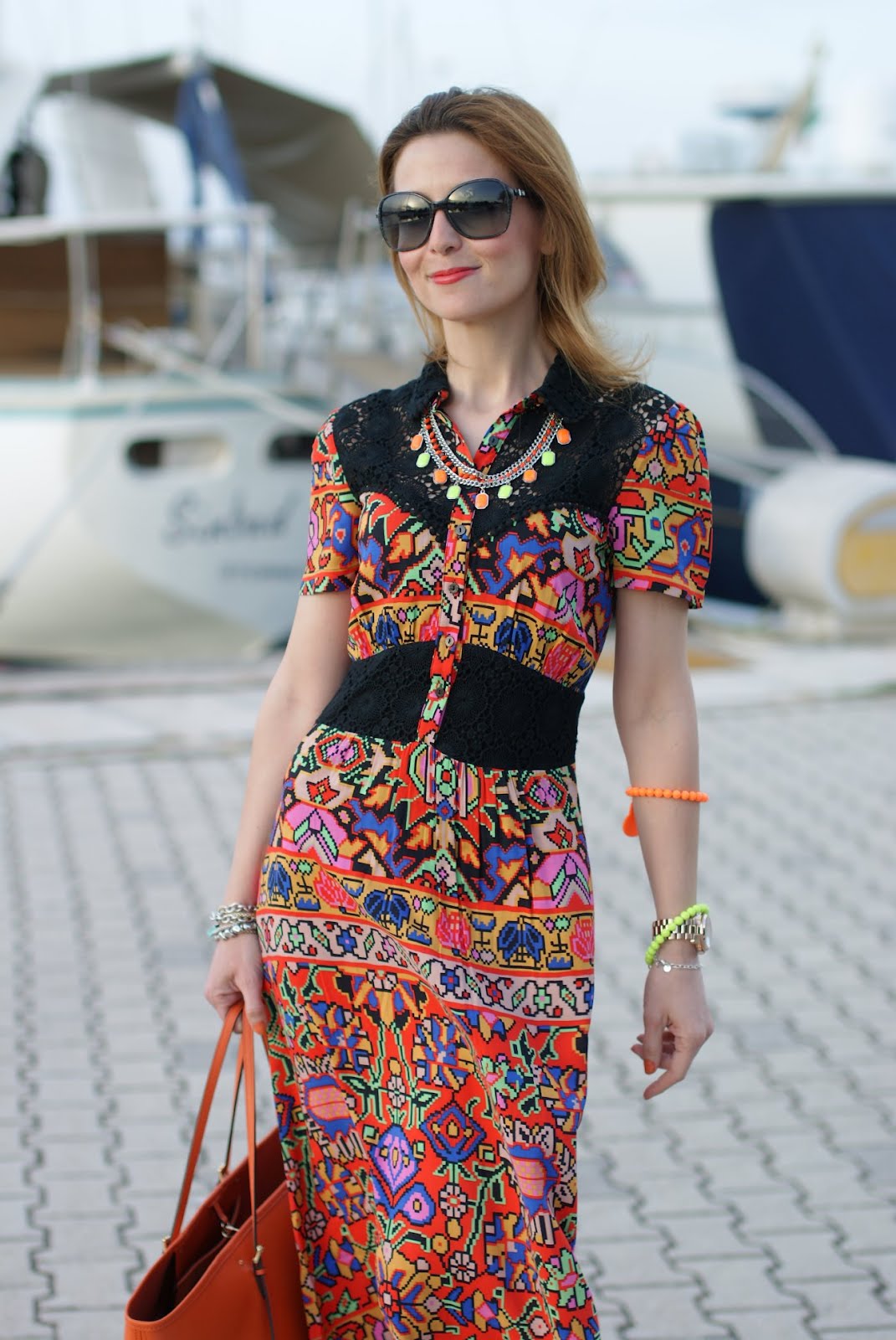 Aztec print dress | Fashion and Cookies - fashion and beauty blog