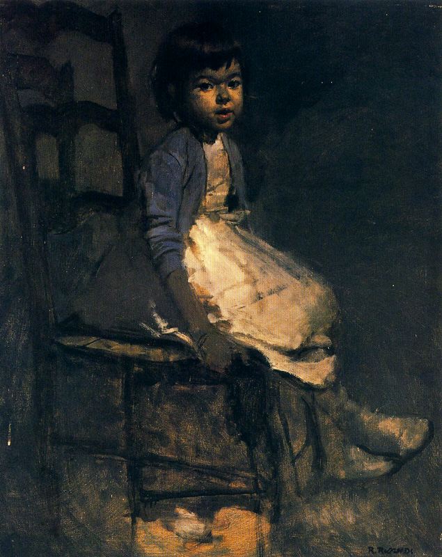 Painting of Baldomero Romero Ressendi artist, Baldomero Romero Ressendi ...